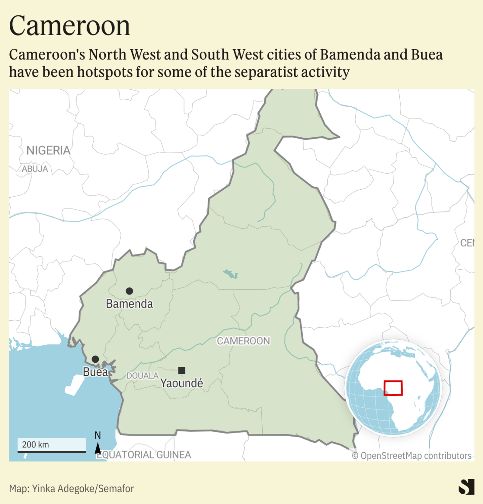 Cameroon's Anglophone crisis and Washington lobbyists | Semafor