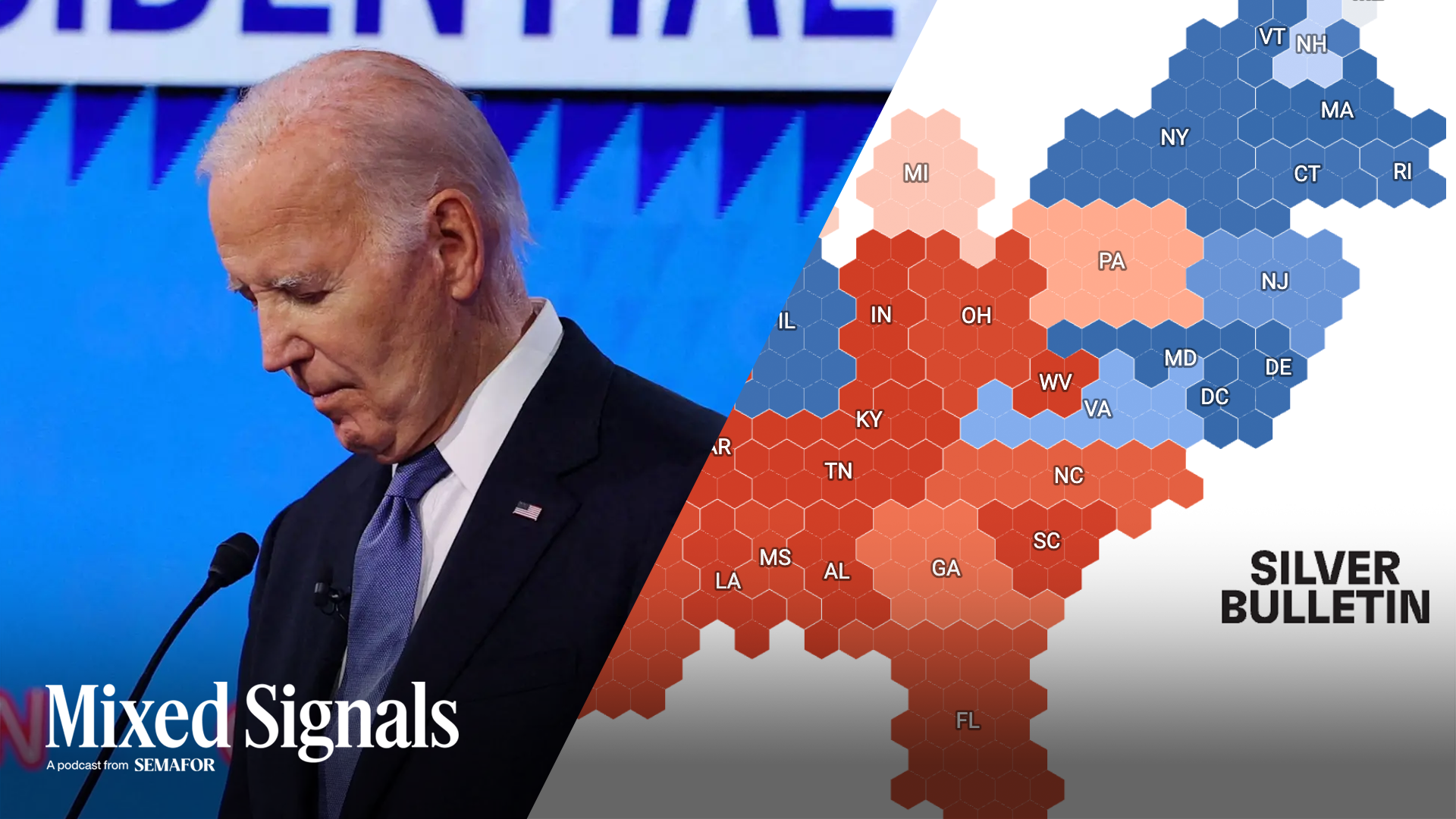 When Joe Biden lost the debate & Nate Silver’s 2024 presidential ...