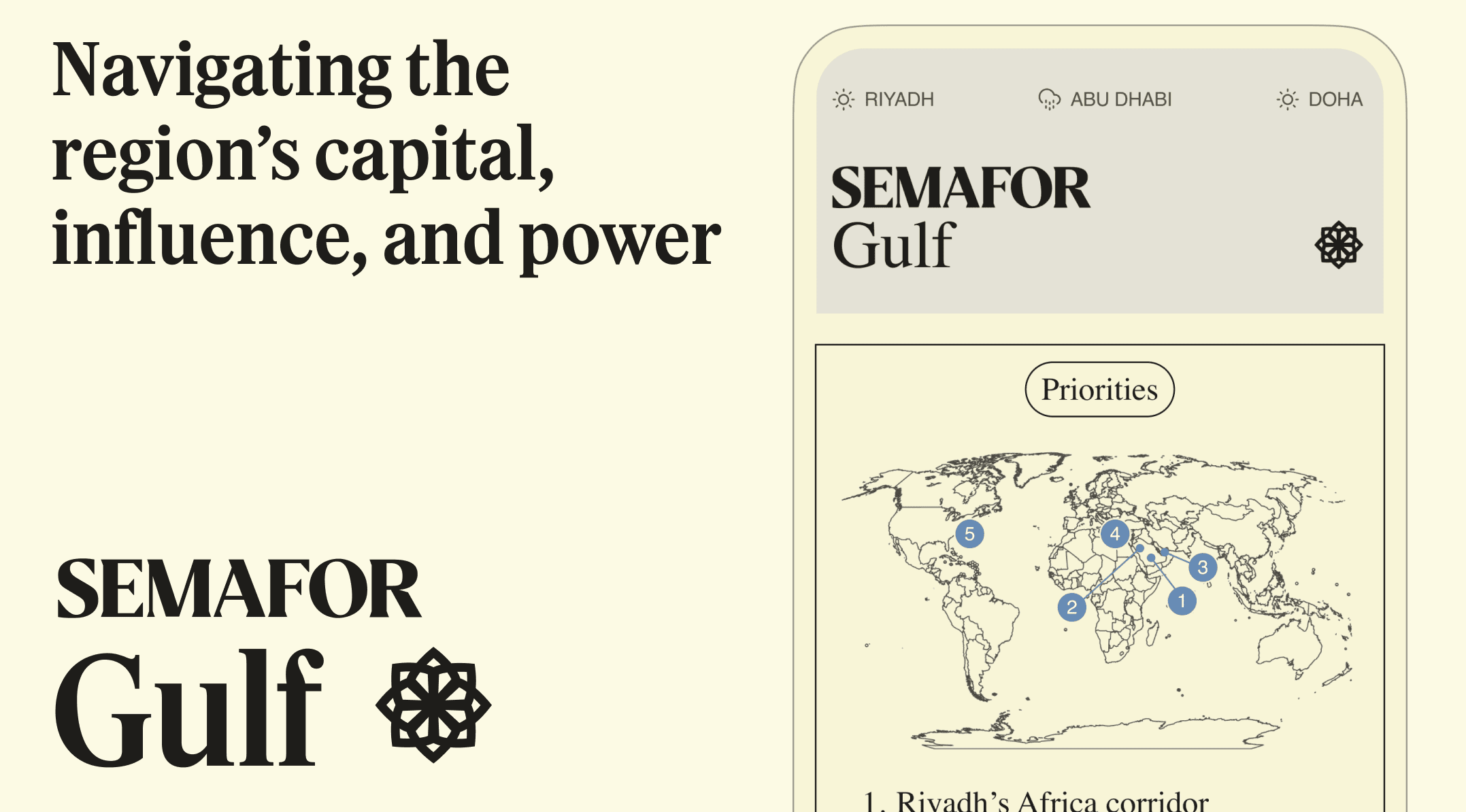 Sign up for Semafor Gulf