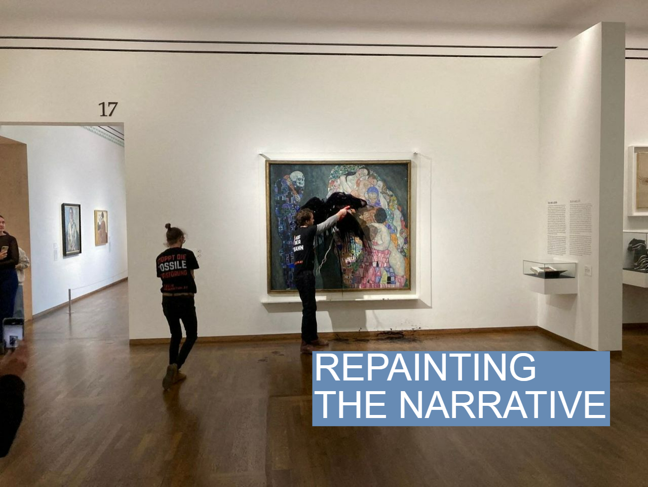 Oil protest targets Gustav Klimt painting | Semafor